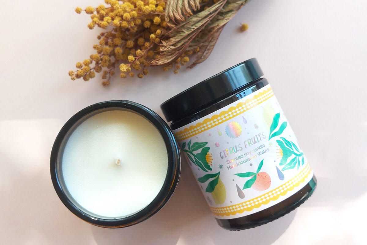 Candle: Citrus Fruits – Layla Holzer's Shop